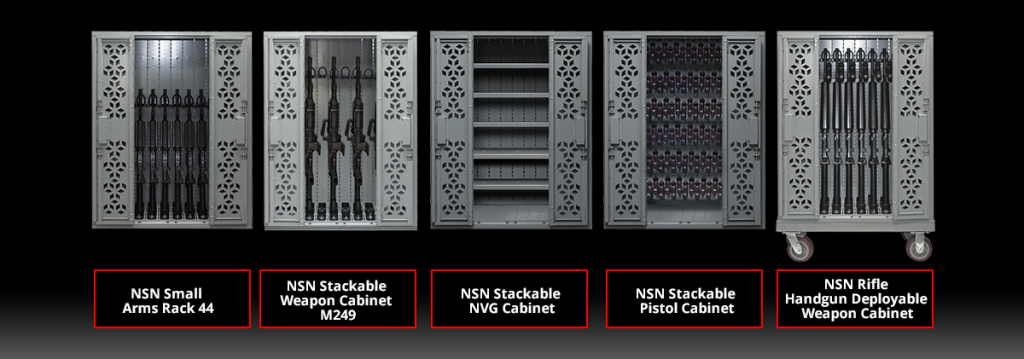 44 Inch NSN Weapon Racks - Combat Weapon Racks