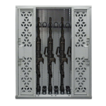 44" High Weapon Racks - Combat Weapon Storage