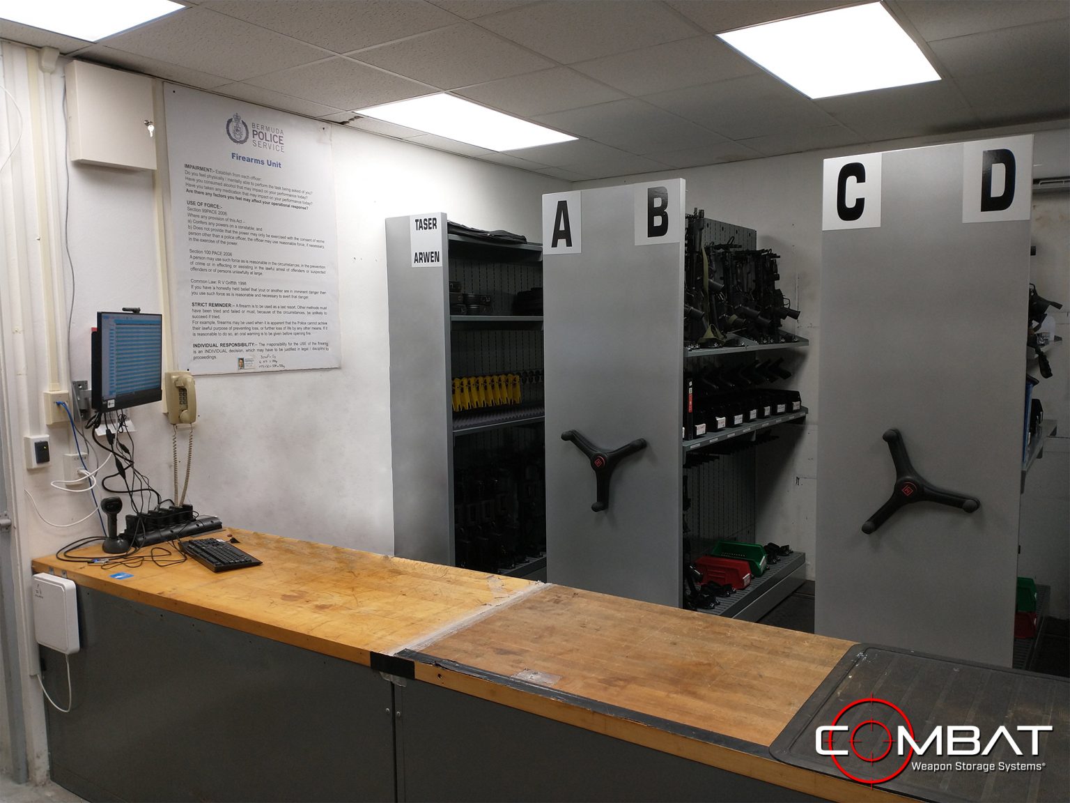 Weapon Storage for Law Enforcement - Combat Weapon Storage