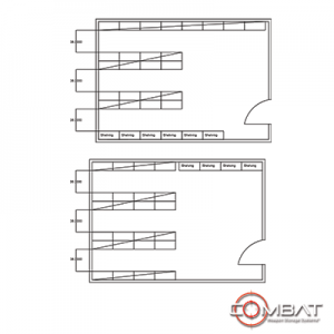 Weapon Rack Layout | Armory Design Weapon Rack Layout